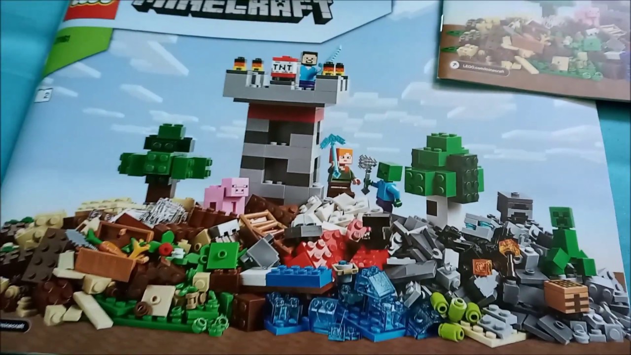 LEGO Minecraft - The Craft Box 3.0 | 21161 | 564 Pcs (Speedbuild) - YouTube