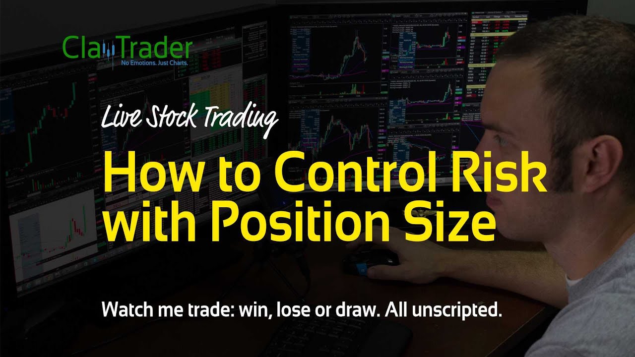 Live Day Trading - How to Control Risk with Position Size - YouTube