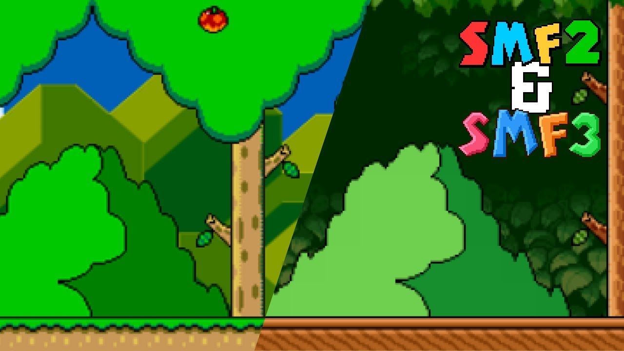 Super Mario Flash 2 & 3 Tiling Tutorial: Big Bushes and Trees - YouTube