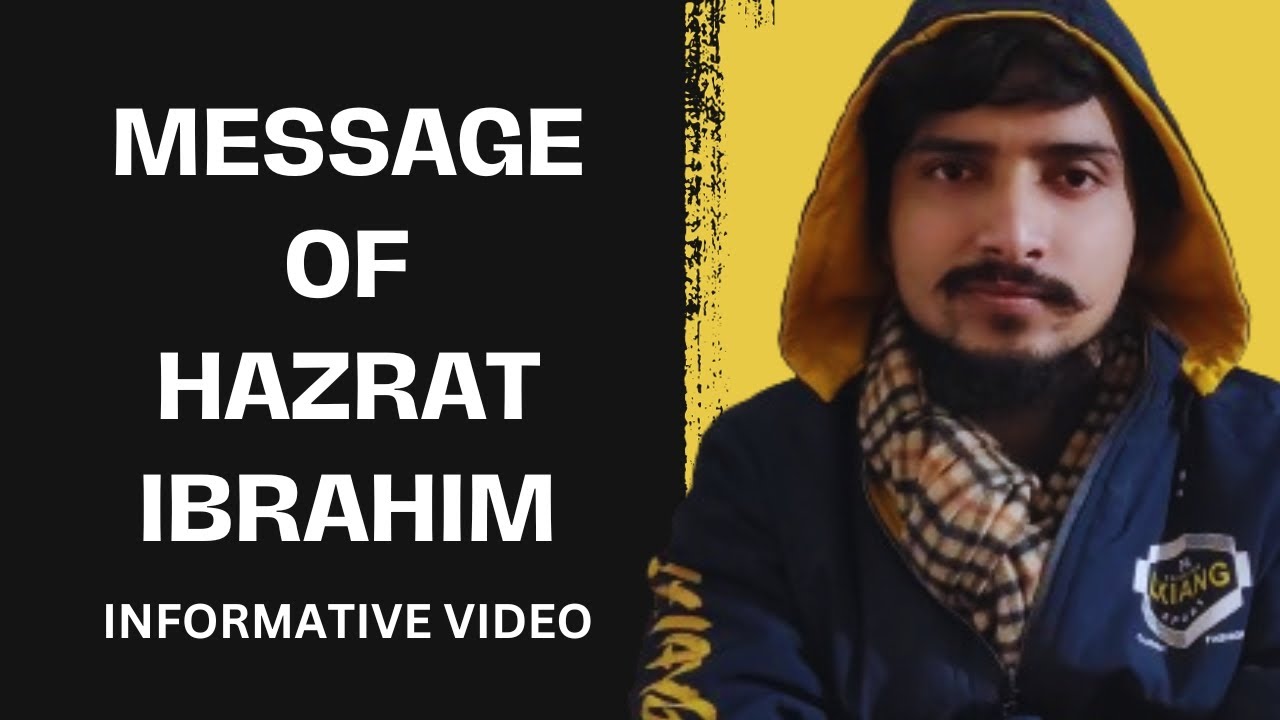 Hazrat Ibrahim ki zindagi ke kuch waqiyat by Dr.Hammad |Informative ...