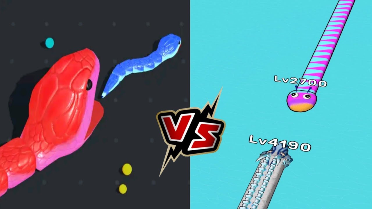 Snake Clash.io Vs Worms.io Hungry Game🐍- Who's the King of Slither ...