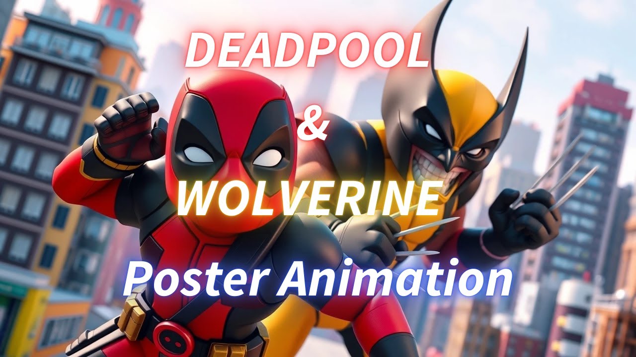 DEADPOOL & WOLVERINE poster Animation! #deadpool #wolverine #movie # ...