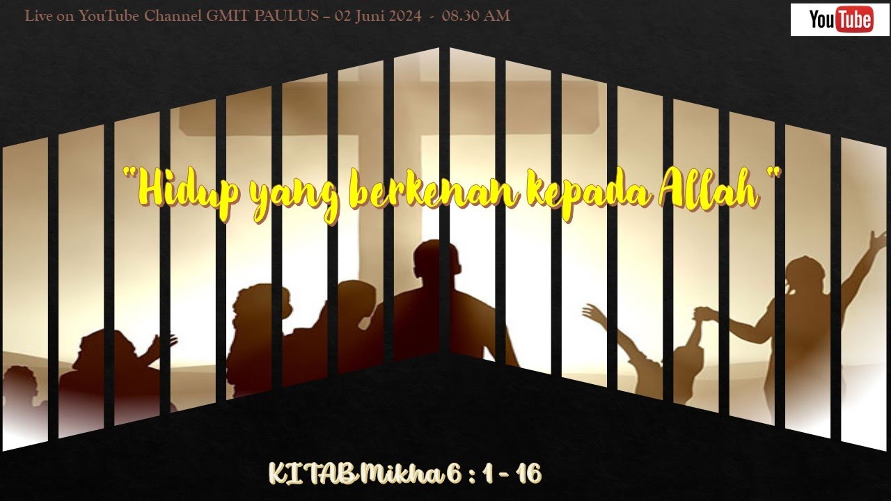 IBADAH MINGGU TRINITAS - HIDUP YANG BERKENAN KEPADA ALLAH - YouTube