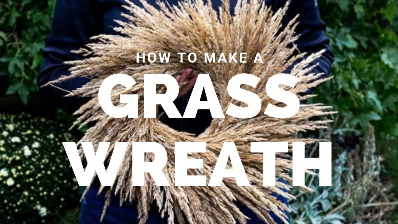 Grass wreaths and how to make them - Easy DIY - YouTube