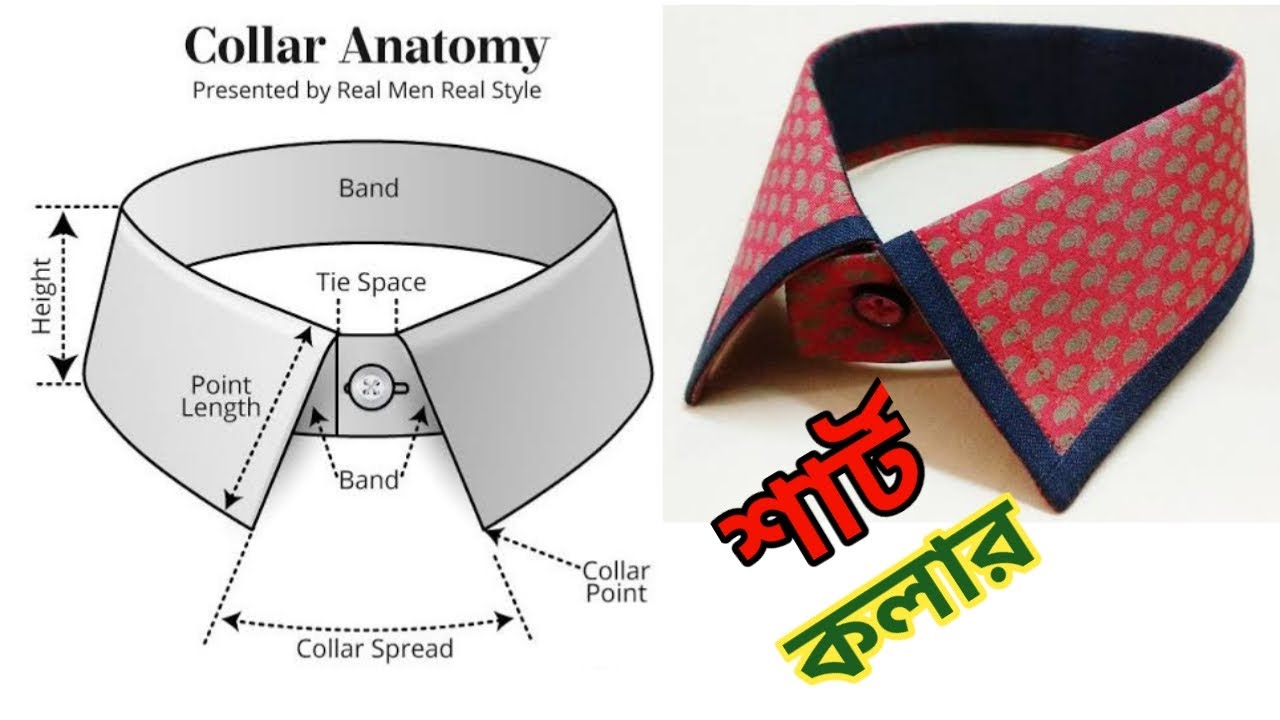 Shirt cutting collar making. - YouTube