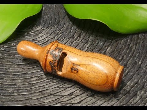 SOLID BRAZILIAN ROSEWOOD SAMBA/BIRD CALL WHISTLE # 31 - YouTube