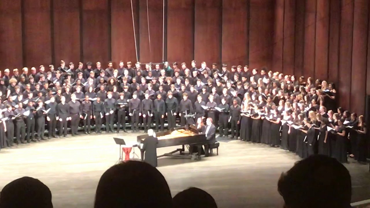 Georgia All State Senior Mixed Choir - Chariots (van Dijk) - YouTube