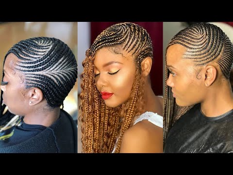 Lemonade inspired Braids:one sided cornrow hairstyle - YouTube