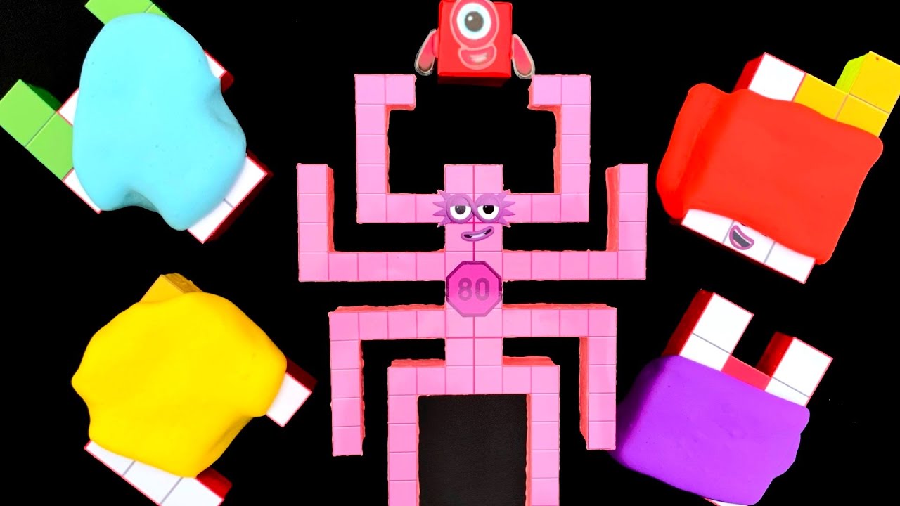 Numberblocks - Cleaning Slime for Puzzle Tetris Fun Number of NEW 80 is ...