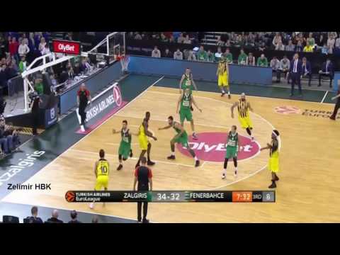 Melih Mahmutoğlu 3. çeyrekte alev alıyor, 4'te 4 üçlük! vs Zalgiris - Murat Kosova anlatım