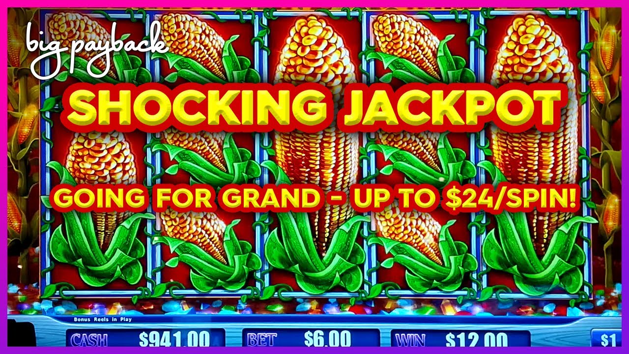 Up to $30/Spin → JACKPOT SHOCKER! Cash Crop Slots!! GRAND JACKPOT QUEST ...