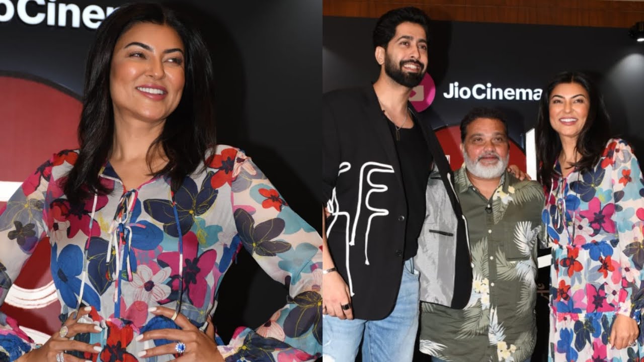 *Sushmita Sen*, *Ankur Bhatia* & *Ravi Jadhav* at the promotions of the ...
