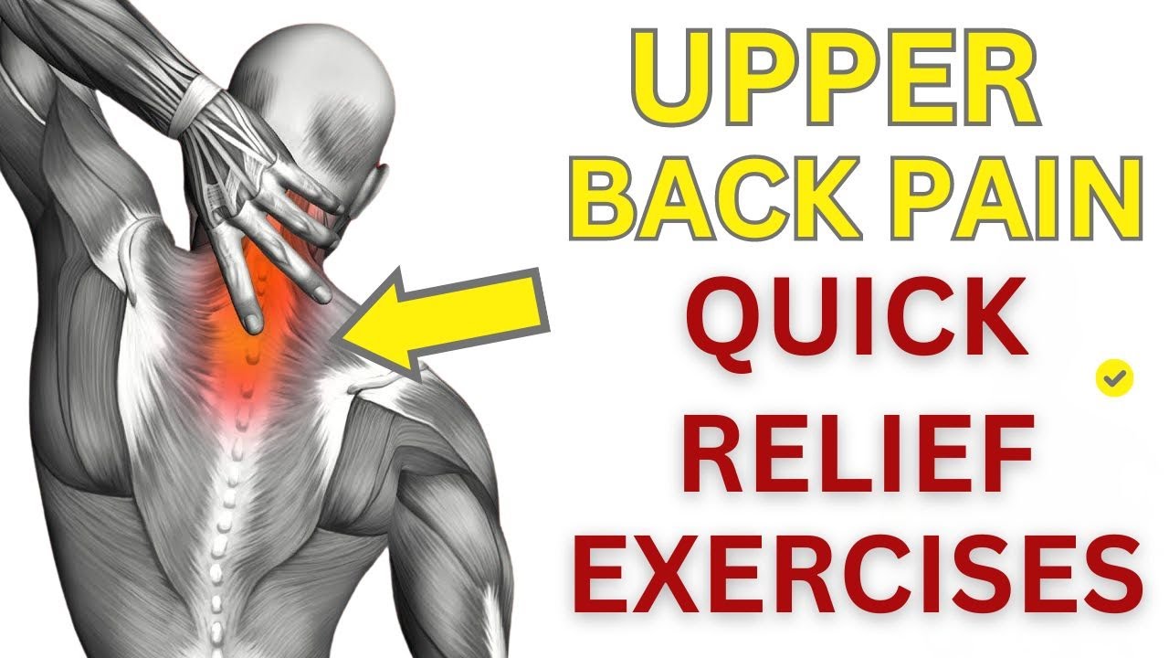 Quick upper back pain relief exercise (Fast results) - YouTube