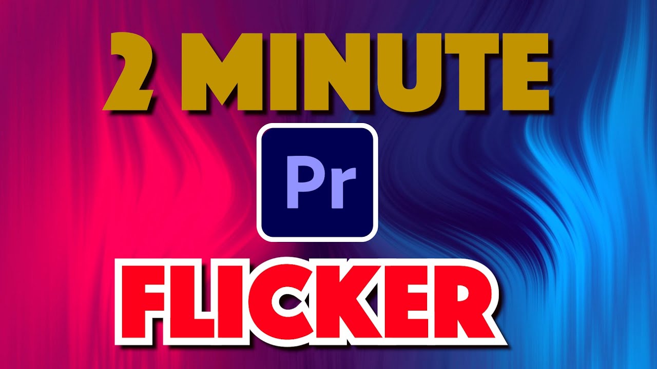 Premiere Pro Flicker Effect Tutorial - YouTube