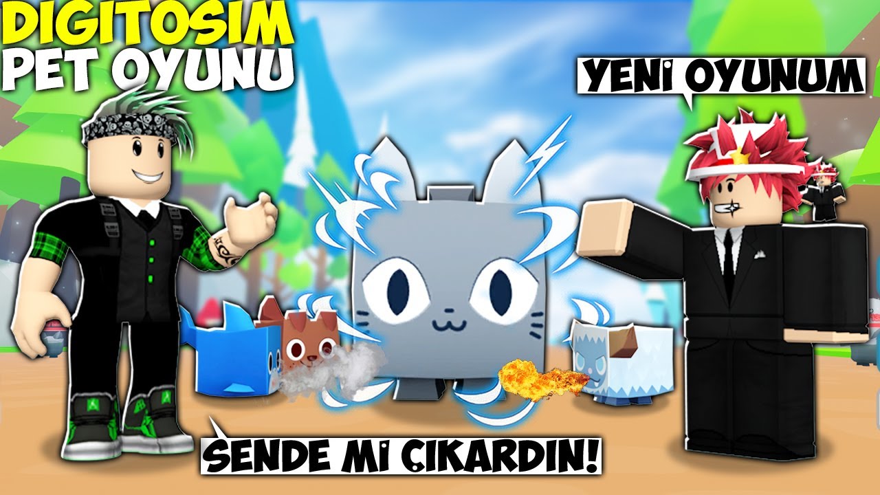 😽 DIGITOSIM YOUTUBER' IN YENİ PET OYUNUNU OYNADIK! 😽 Pet Battles ...