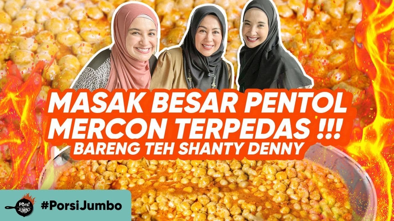 MASAK BESAR PENTOL BAKSO MERCON LEVEL DOWER !!! BIKIN TEH SANTY KIA ...