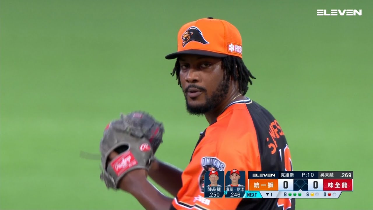 Keyvius Sampson - 1st CPBL Start | Unified Lions - YouTube
