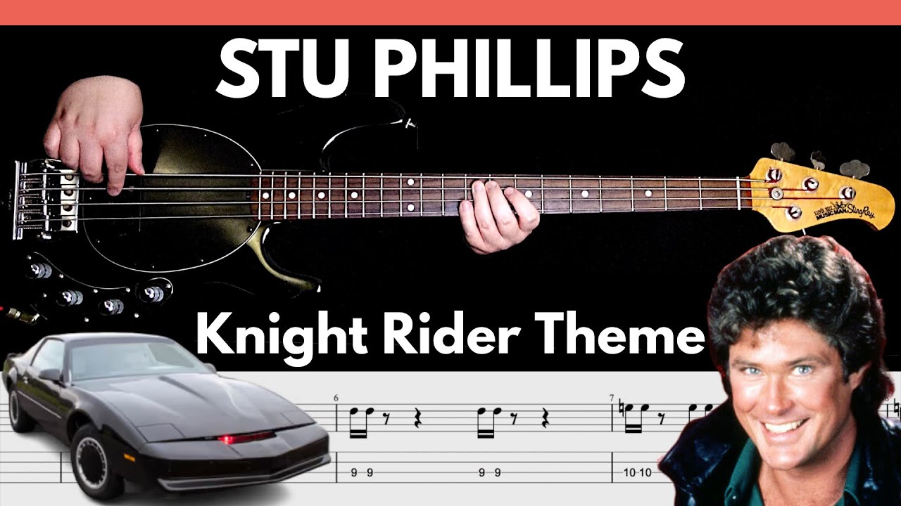 Stu Phillips - Knight Rider Theme [1982] | BASS Cover | Notation + TABS ...