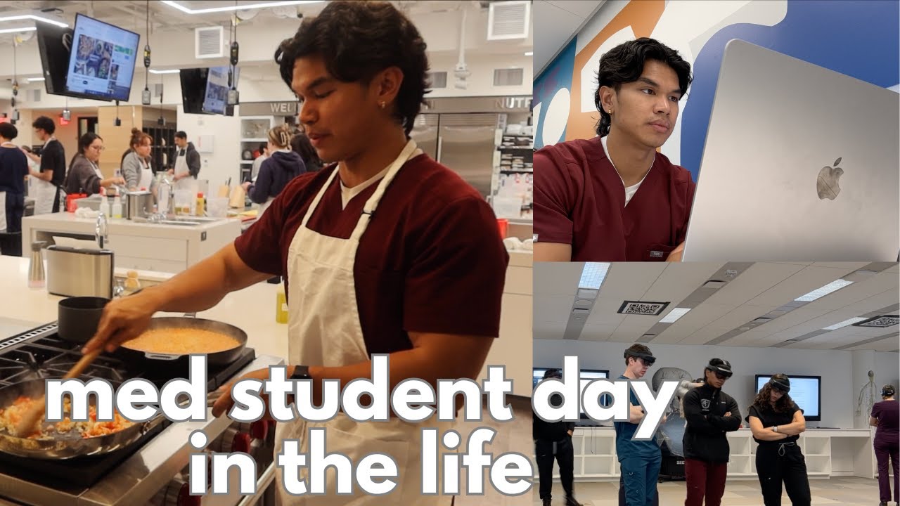 MED STUDENT VLOG | 12 hours as a med student - YouTube