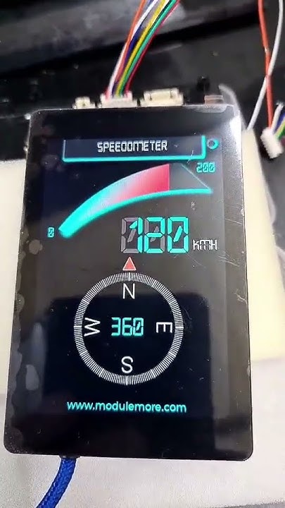 Example Speedometer Dashboard Using Wt32 Sc01 Code Esp32project Arduino Youtube 