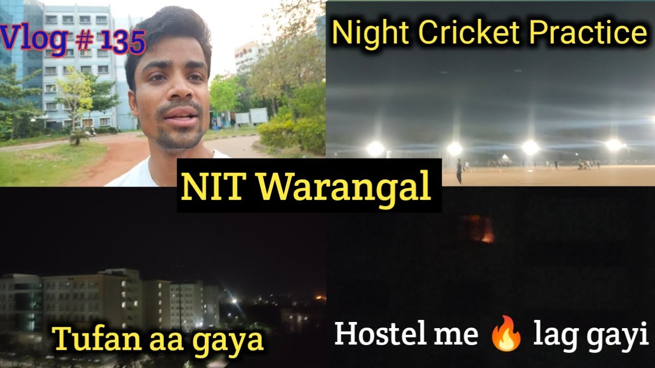 IPL KI PRACTICE IN NIT WARANGAL || NIGHT CRICKET PRACTICE || Vlog # 135 ...