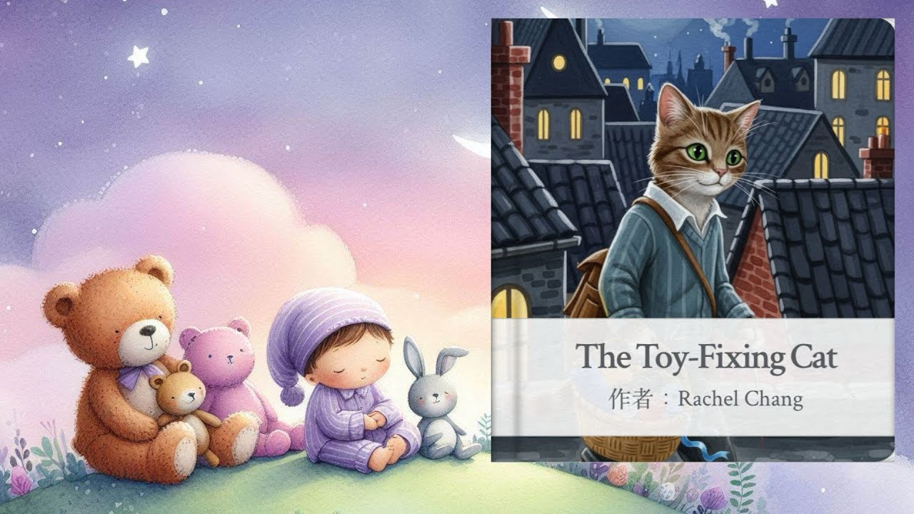 The Toy-Fixing Cat – Bedtime Story for Kids - YouTube