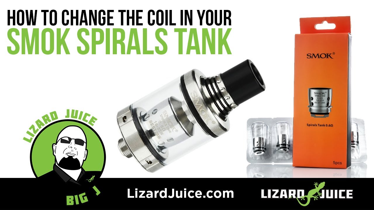 How to change the coil in your Smok Spirals Tank - YouTube