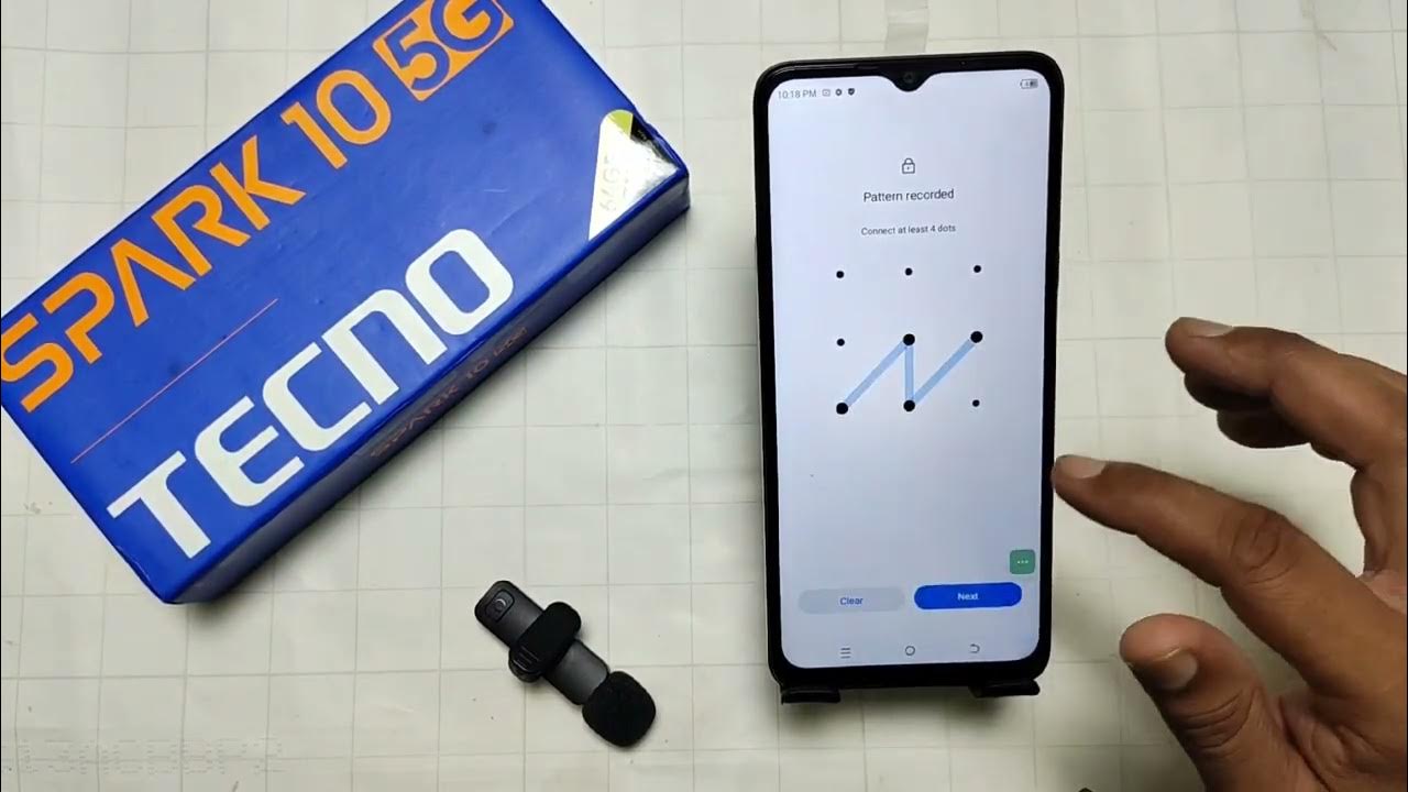 Tecno Spark 10 5g display fingerprint setting/Tecno Spark 10 5g in display fingerprint lock ...