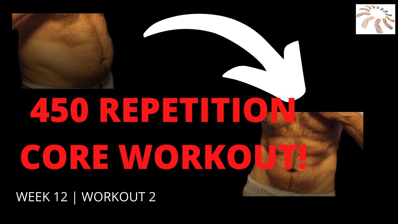450 REPETITION CORE WORKOUT | 20 exercises | 25 reps each | Follow ...