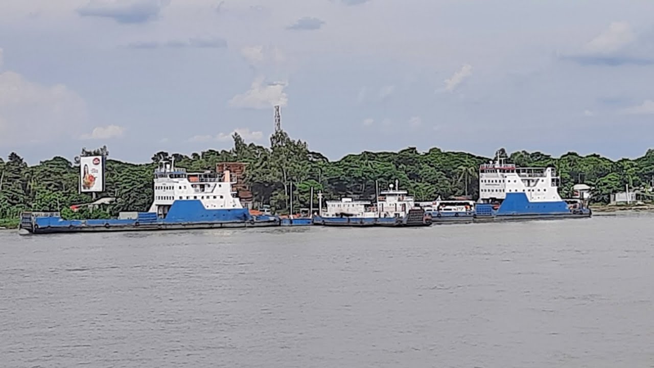 Daulatdia To Paturia Ferry Ghat Journey || Ferry Services Bangladesh ...