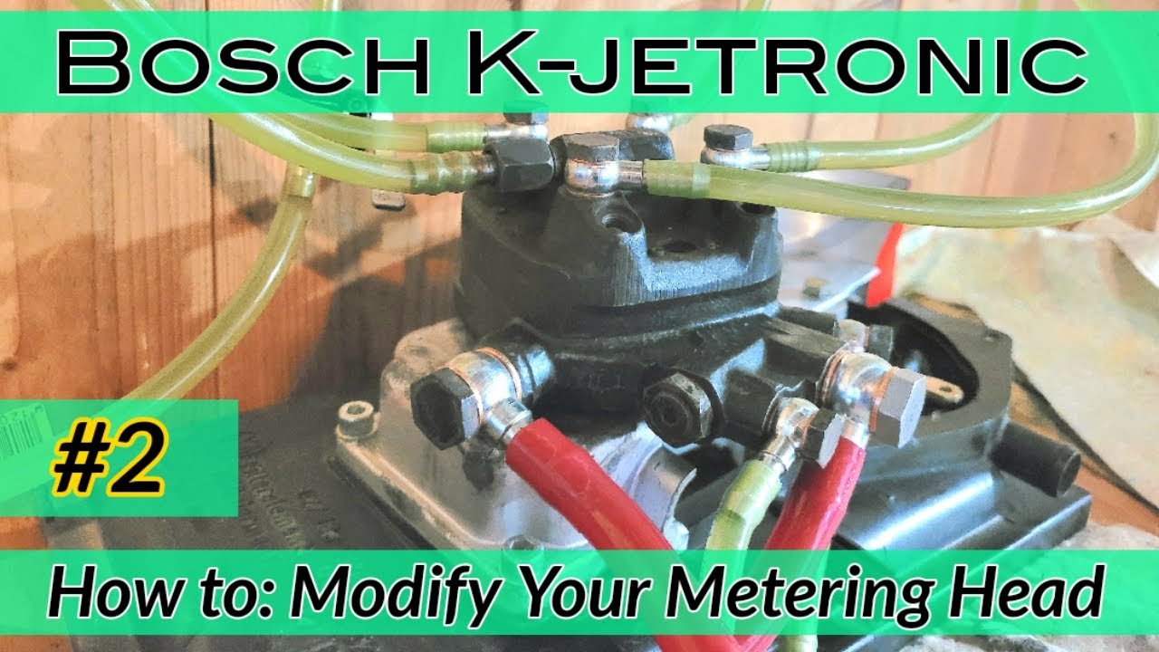Bosch K-jetronic - How to: Modify Your Metering Head - YouTube