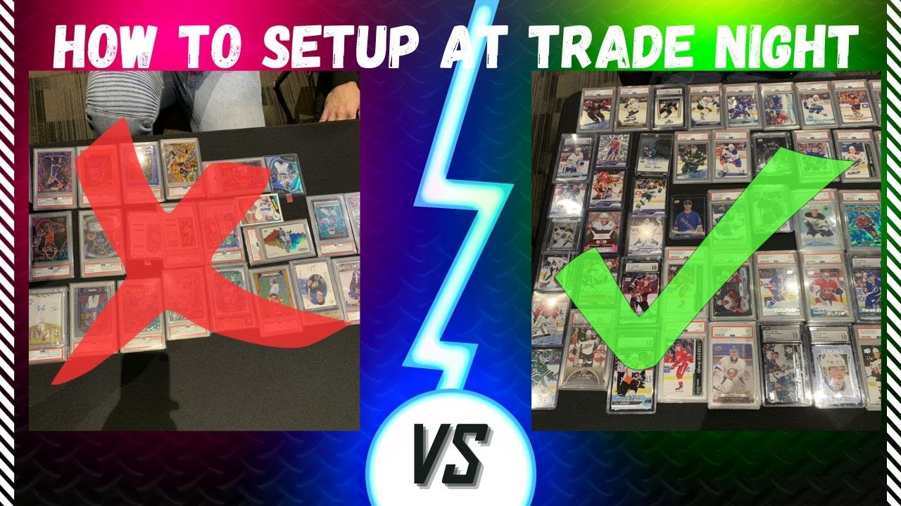 Tips for setting up at a TRADE NIGHT - YouTube