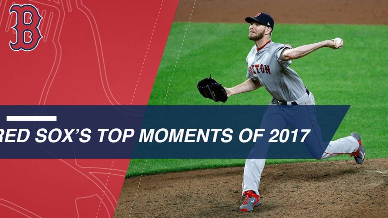 Boston Red Sox Top 2017 Moments - YouTube