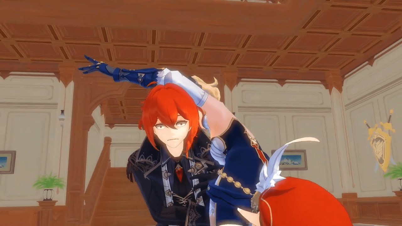 [MMD Genshin Impact] Klee kick diluc balls - YouTube