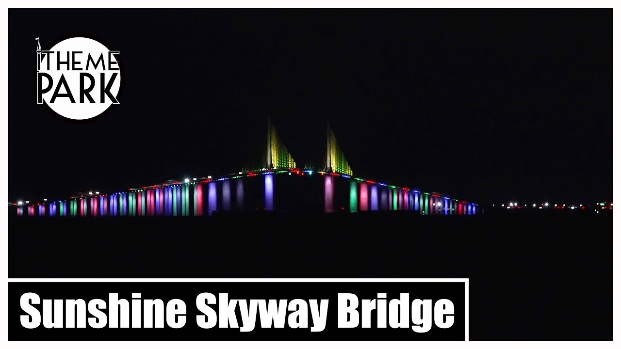 Sunshine Skyway Bridge lights up in rainbow colors for Pride Month | St ...