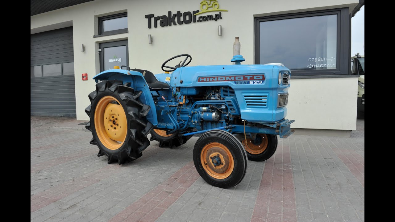Hinomoto E23 2X4 23KM ciągnik traktorek TRAKTOR.COM.PL - YouTube