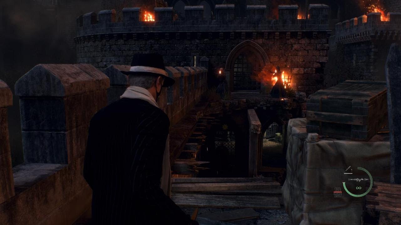 Perfectly timing arrow deflect on professional difficulty in RE4 remake ...