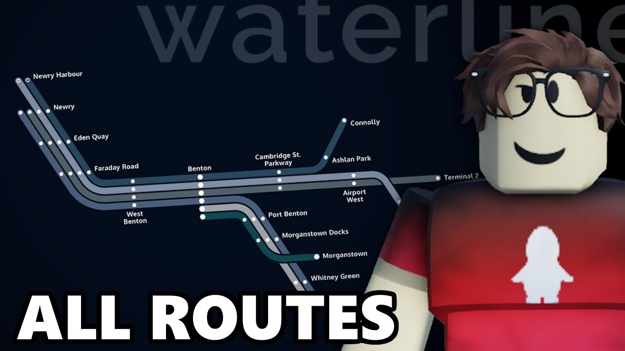 Driving ALL ROUTES on Waterline | SCR Saturday - YouTube