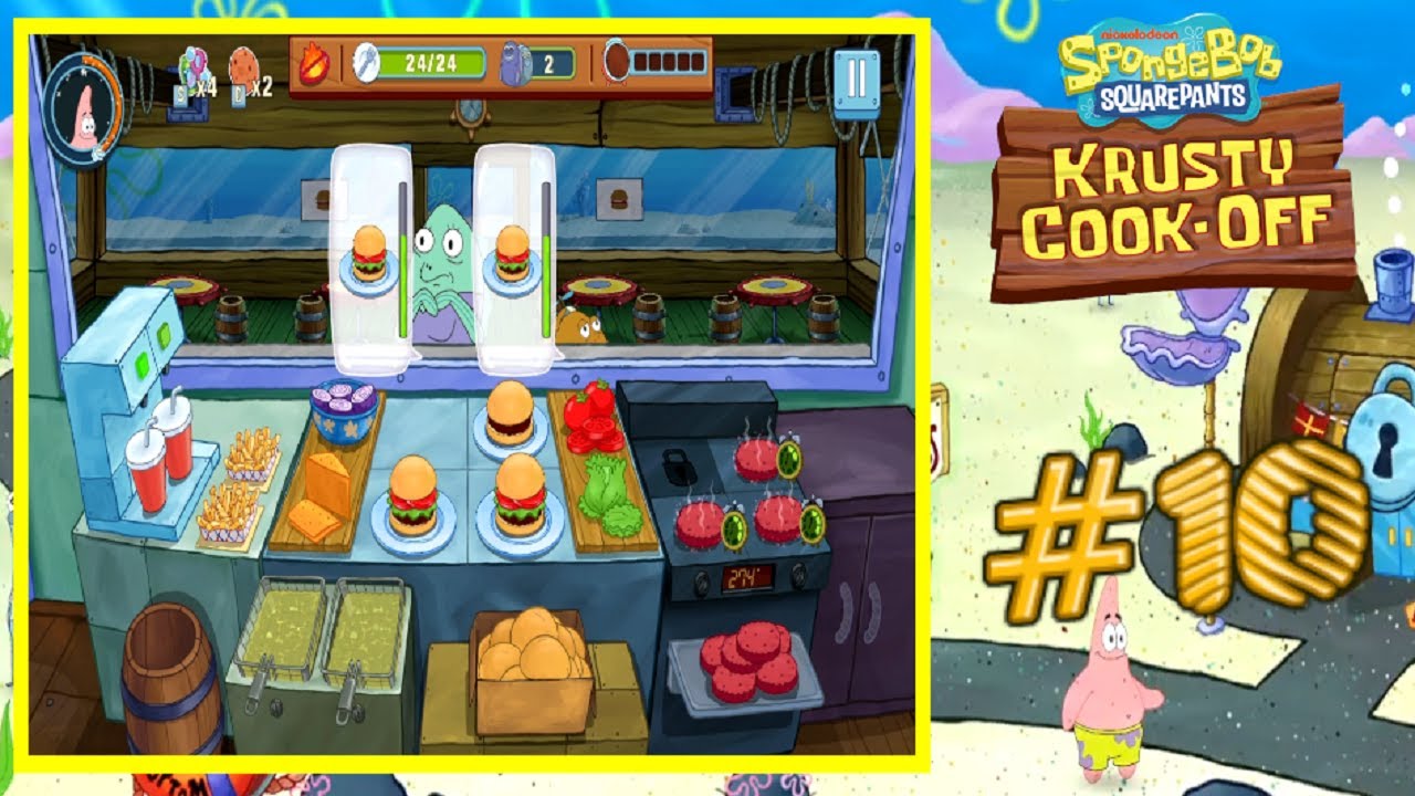 Spongebob Squarepants Krusty Cook Off part 10 - YouTube