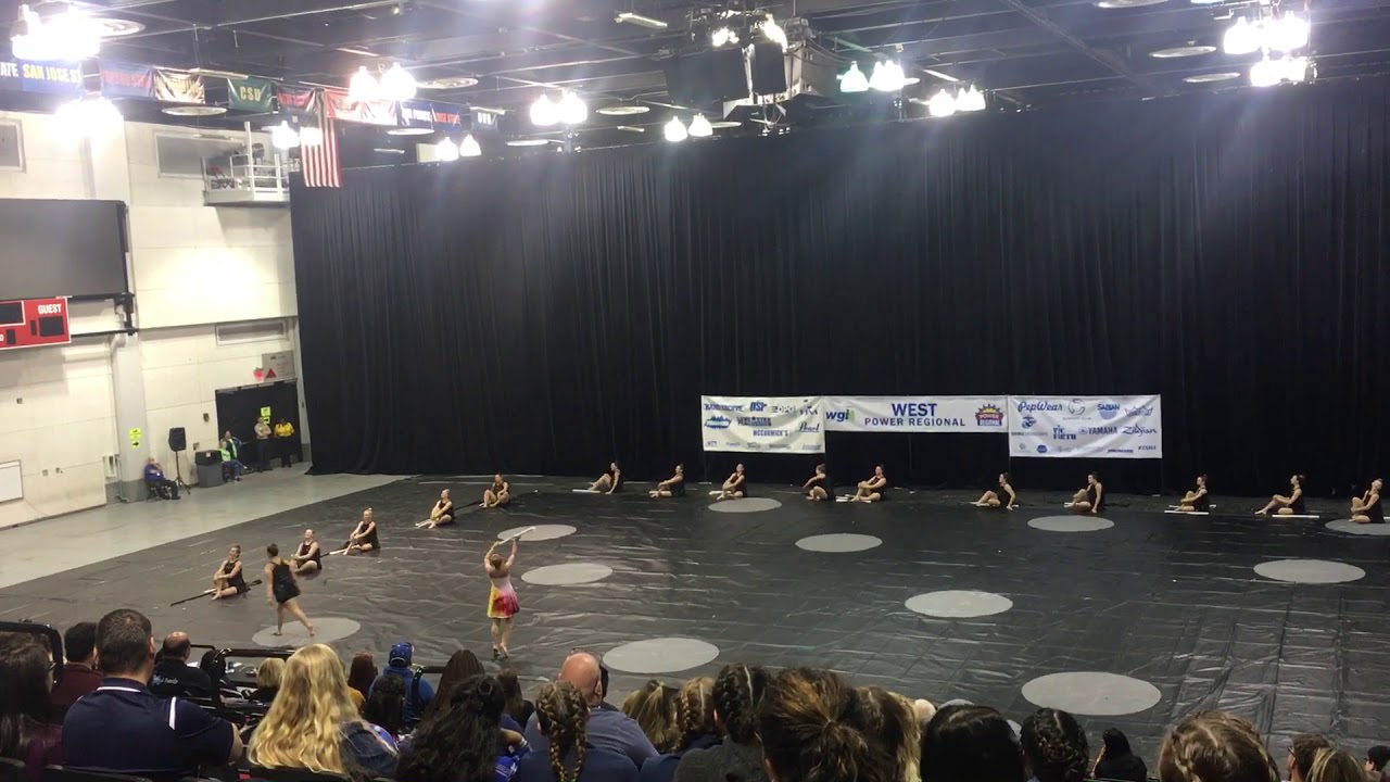 Skyridge High School 2019 color guard - YouTube