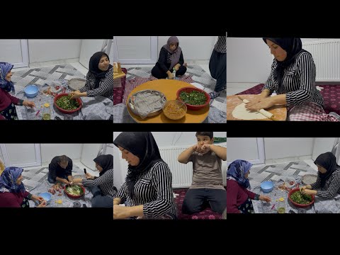 3 NESİL TOPLANDIK✅ISPANAKLI GÖZLEME/BÖREK👍SEBZELİ+PEYNİRLİ BÖREK HAZIRLIĞI👏