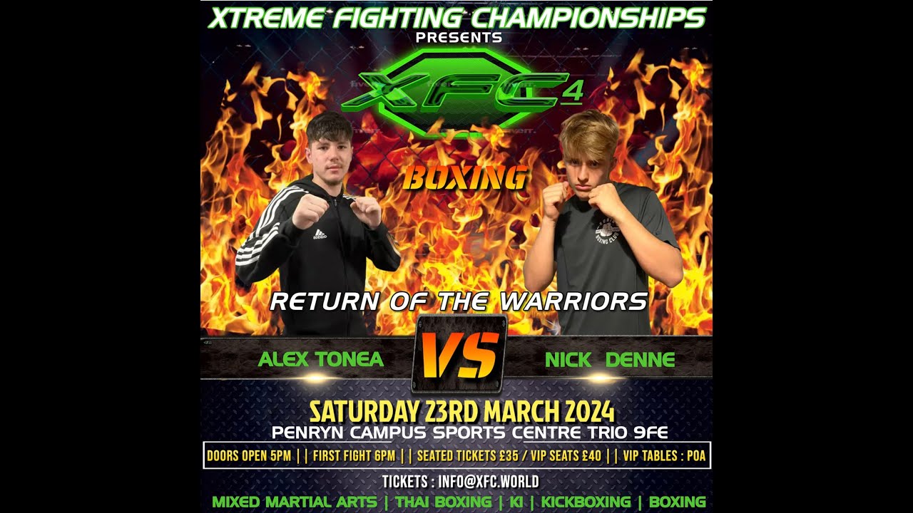 Alex Tonea vs Nick Denne at XFC 4 - Return Of The Warriors - YouTube