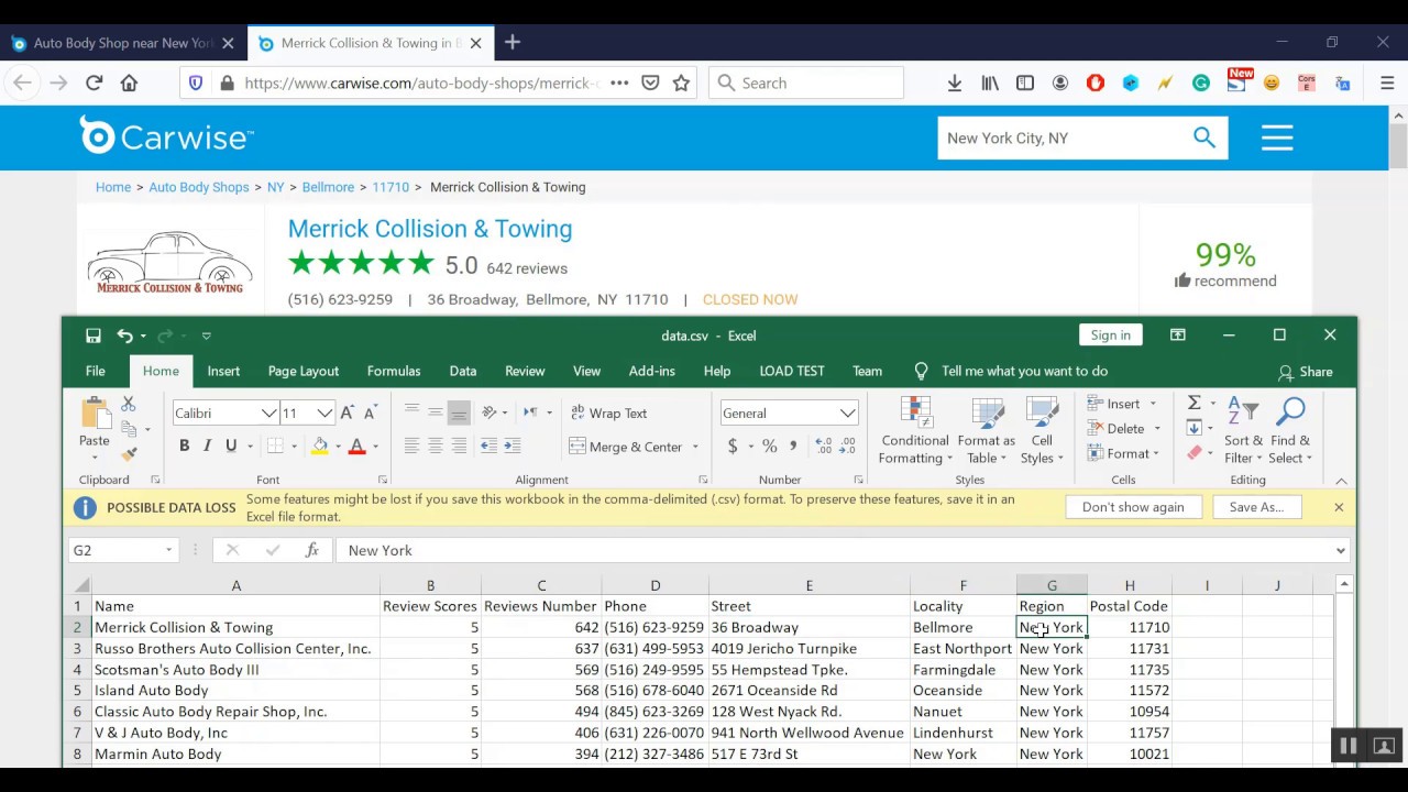 Carwise Scraping - YouTube