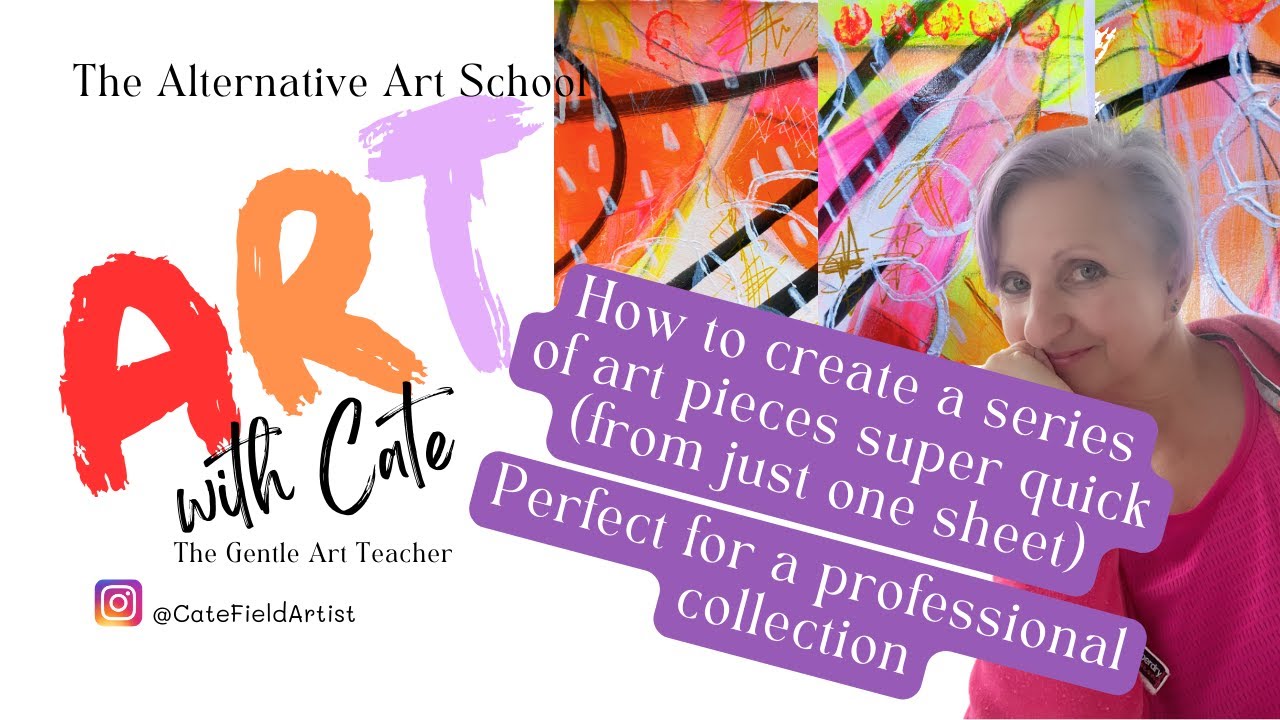 How to create a series of exciting art works (from just one sheet of ...