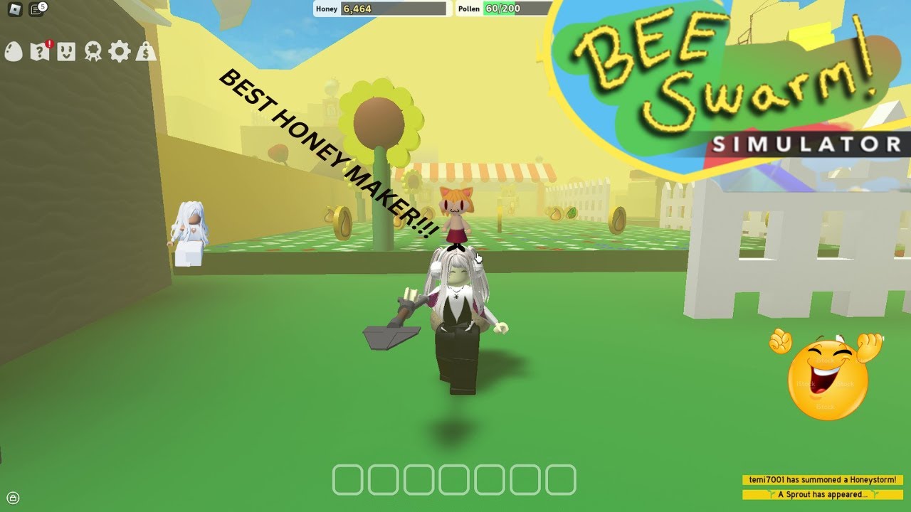 Becoming A Pro Honey Maker IN Bee Swarm Simulator... - YouTube