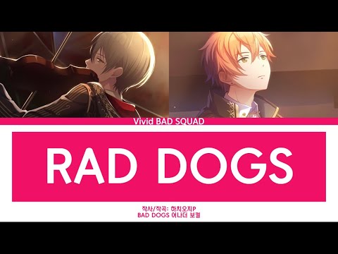 [프로세카/FULL] RAD DOGS 아오야기 토우야&시노노메 아키토 ver. (일어 가사, 한글 자막) (プロセカ/RAD ...