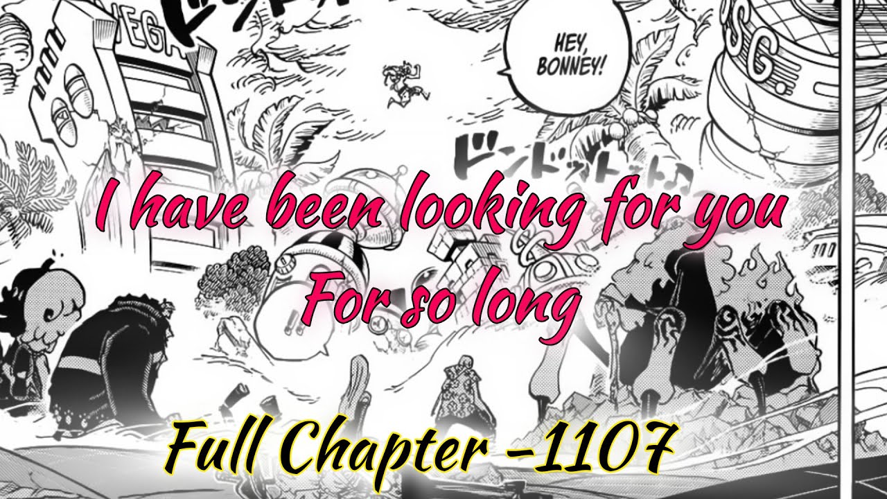 One piece chapter -1107 | I have been looking for you for so long - YouTube