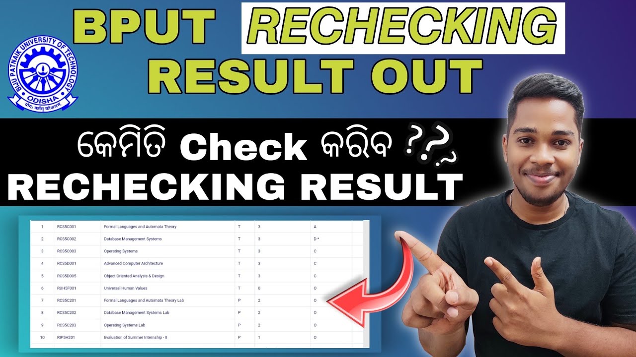 Bput Rechecking result out|| Bput Rechecking result 2022 - YouTube