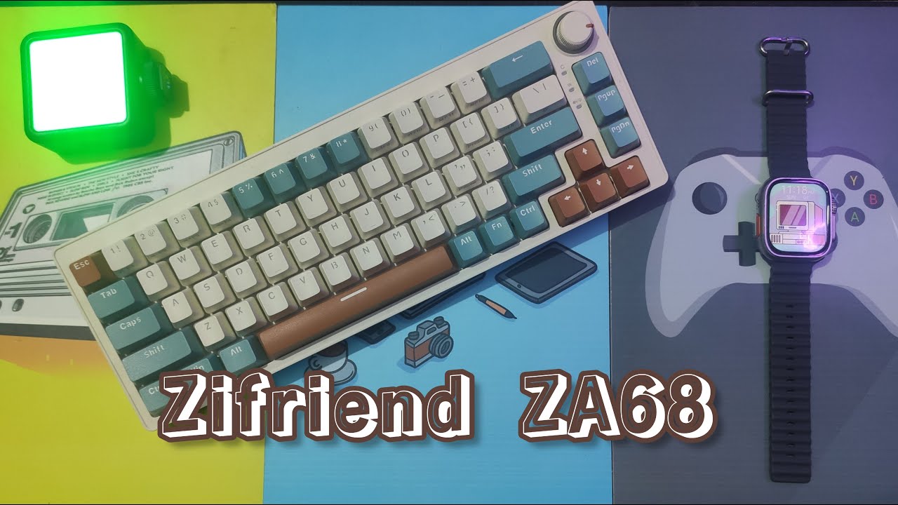 Zifriend ZA68 All rgb features and sound test - YouTube