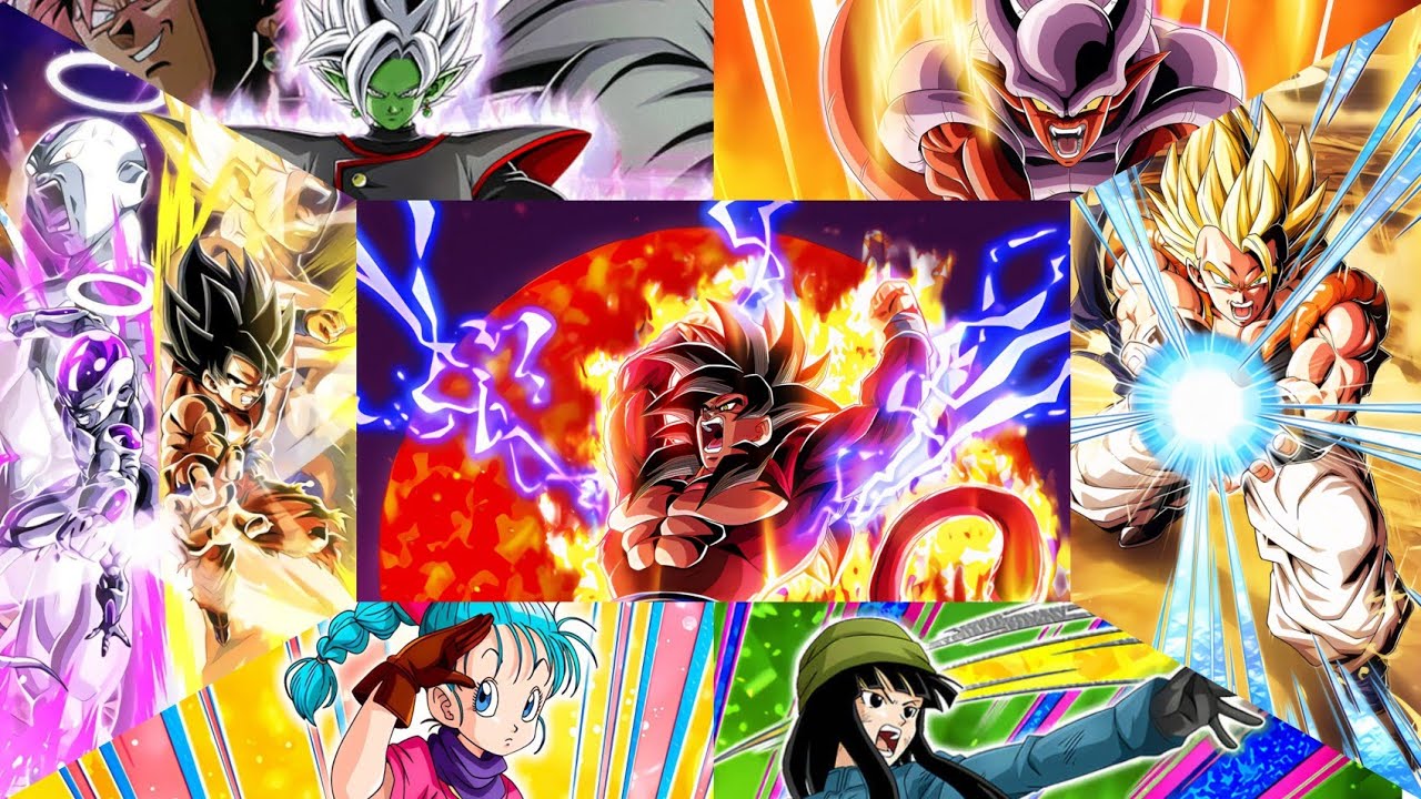 (DOKKAN BATTE) NEW 10TH ANNIVERSARY LR SUPER SAIYAN 4 GOKU VS THE BIG ...